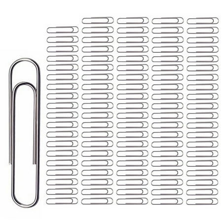 Paper Clips, 100 Pack Paper Clips Large 2Inch (50mm), Durable & Rust ...