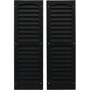 Nuvo Iron Black Louver Hardware System LSB48, Adjustable and Versatile ...