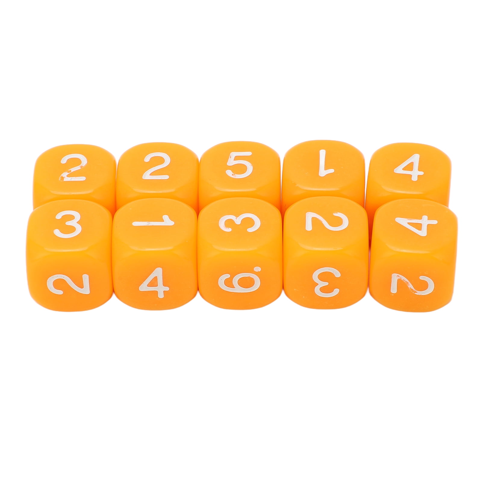 Dados numéricos, 20 piezas, 6 lados, juego de dados de enseñanza de ...