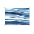 Blue Watercolor Sun Shade Sail 12'X16' Retro Ripple UV Block Outdoor ...