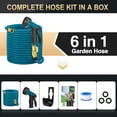 Expandable Garden Hose 100ft Lightweight Flexible Water Hoses Blue ...