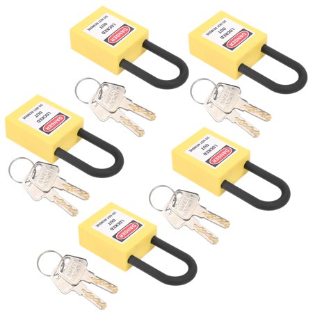 Lockout Lock, Lockout Red Tagout Lock For Mechanical Equipment Yellow ...