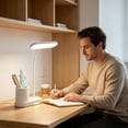 Desk Lamp with Pen Holder, Eye Care LED Dimmable Night Light ...