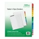 Office Essentials Tables 'n Tabs Paper Divider, Color, 15-Tab (11675 ...