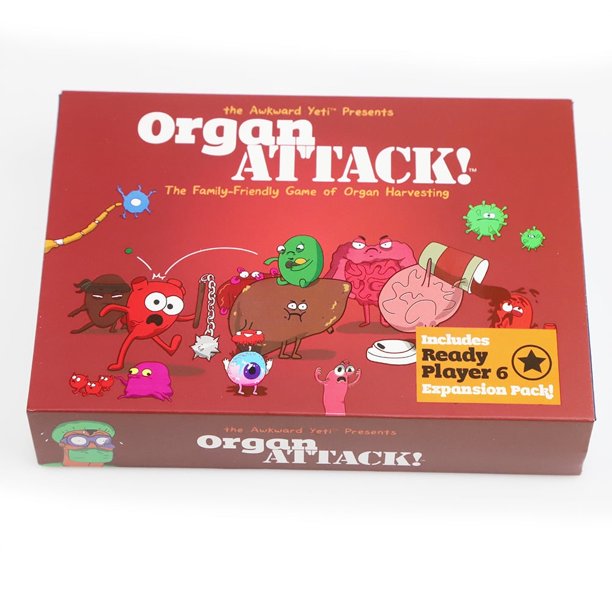 Organ Attack Human Organ Attack Board Game Card Card Party Game ...
