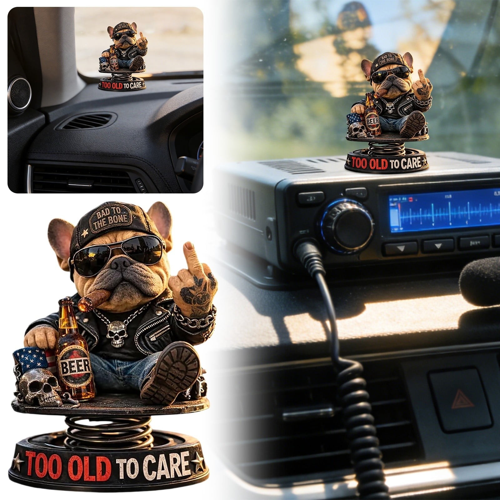 Click here for Xixi Too Old To Care Bobblehead Easy Placement & S... prices