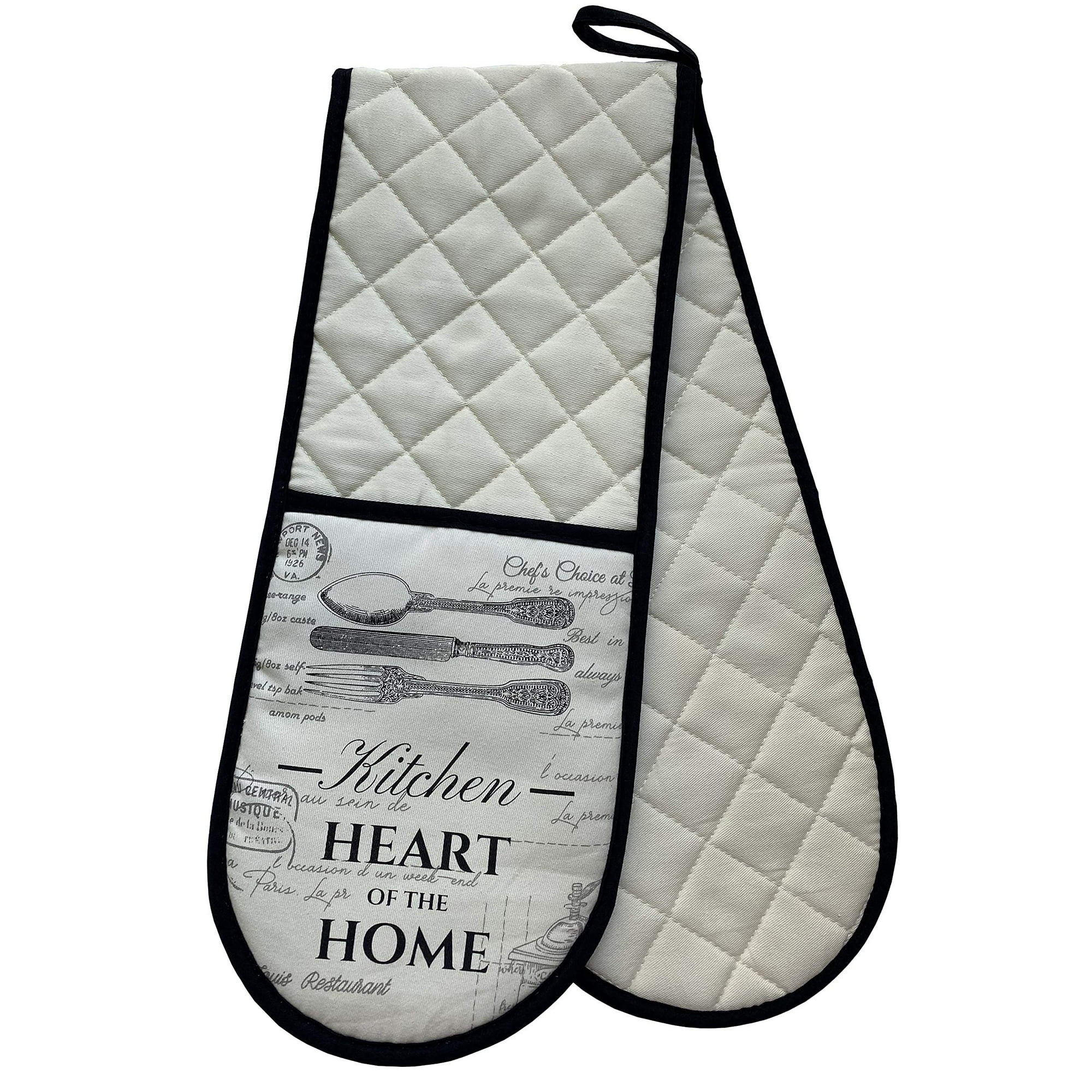 Click here for Fretech Grevy Cotton Double Oven Mitts Heart Of Th... prices