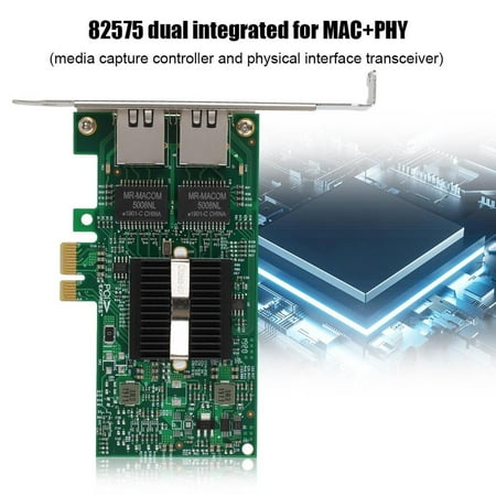 PCI-E Gigabit Ethernet Dual Port Built-in Card?? ?? ?? High Speed Card for Intel 82575EB Network ...