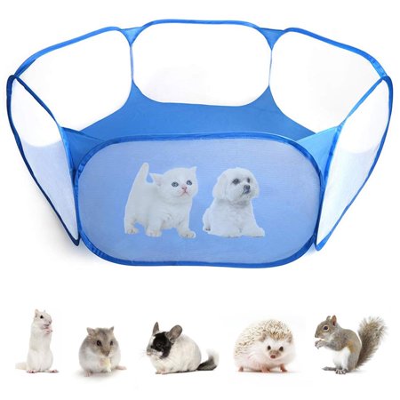 maskred Tent for Small Animals Hexagonal Breathable Pet Tent Portable ...