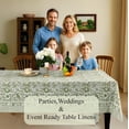 100% Cotton Square Tablecloth 60x60 Inch, Classic Hand Block Agate ...
