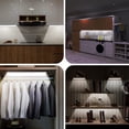 Under Cabinet Rechargeable LED Lights, 32-LED Wireless Closet Lights ...