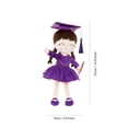 15 Inch Graduation Girl Plush Doll, Soft Stuffed Toy with ...