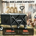 UPGO Heavy Duty Collapsible Wagon - Portable Foldable Cart for Beach ...