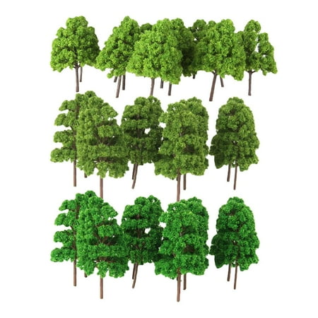 Miniature Green Tree Models Cypress Abies lophylla 65 x 1/150 Layout ...