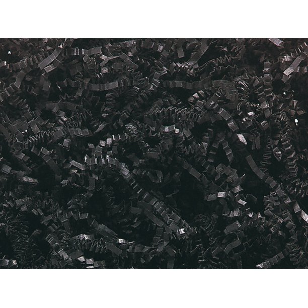 Pack Of 1, Solid Black Crinkle Cut™ Paper Shred (Spring-Fill® / Zig ...