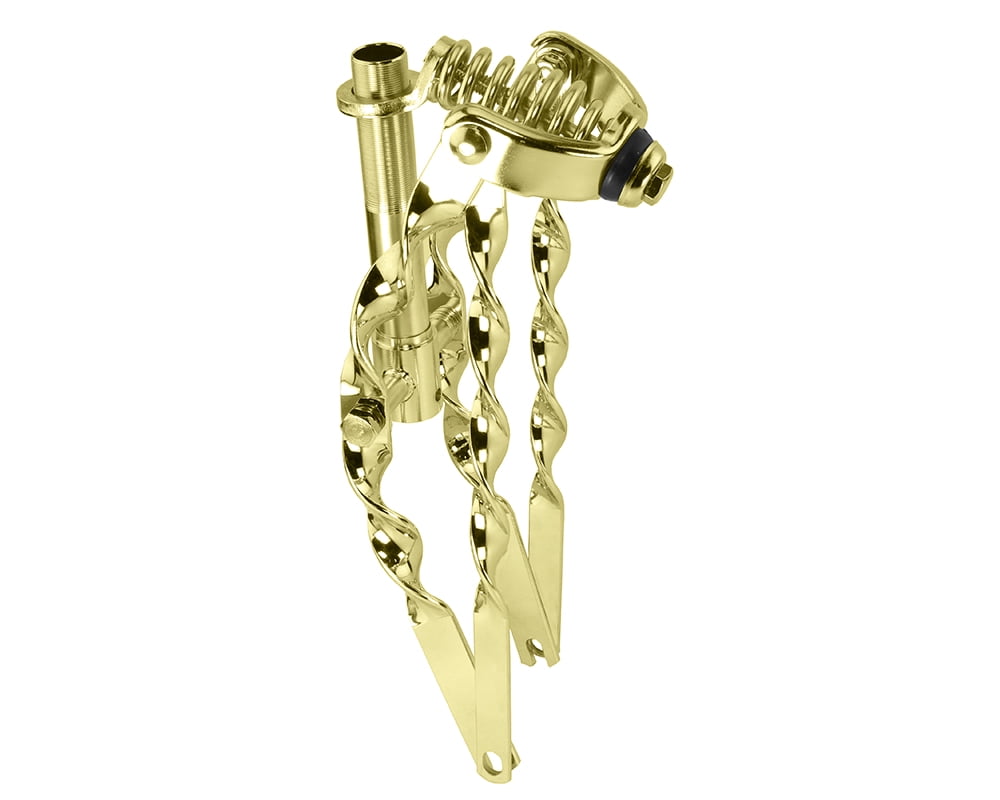 Bike 12 Lowrider Classic Flat Twisted Spring Fork 1 Inch Gold ...