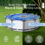 Solar Sun Rings Swimming Pool Spa Heater, UV Resistant, Water Warmer ...