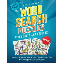New 100 Word Search Puzzle book for Adults, Teens and Seniors ...