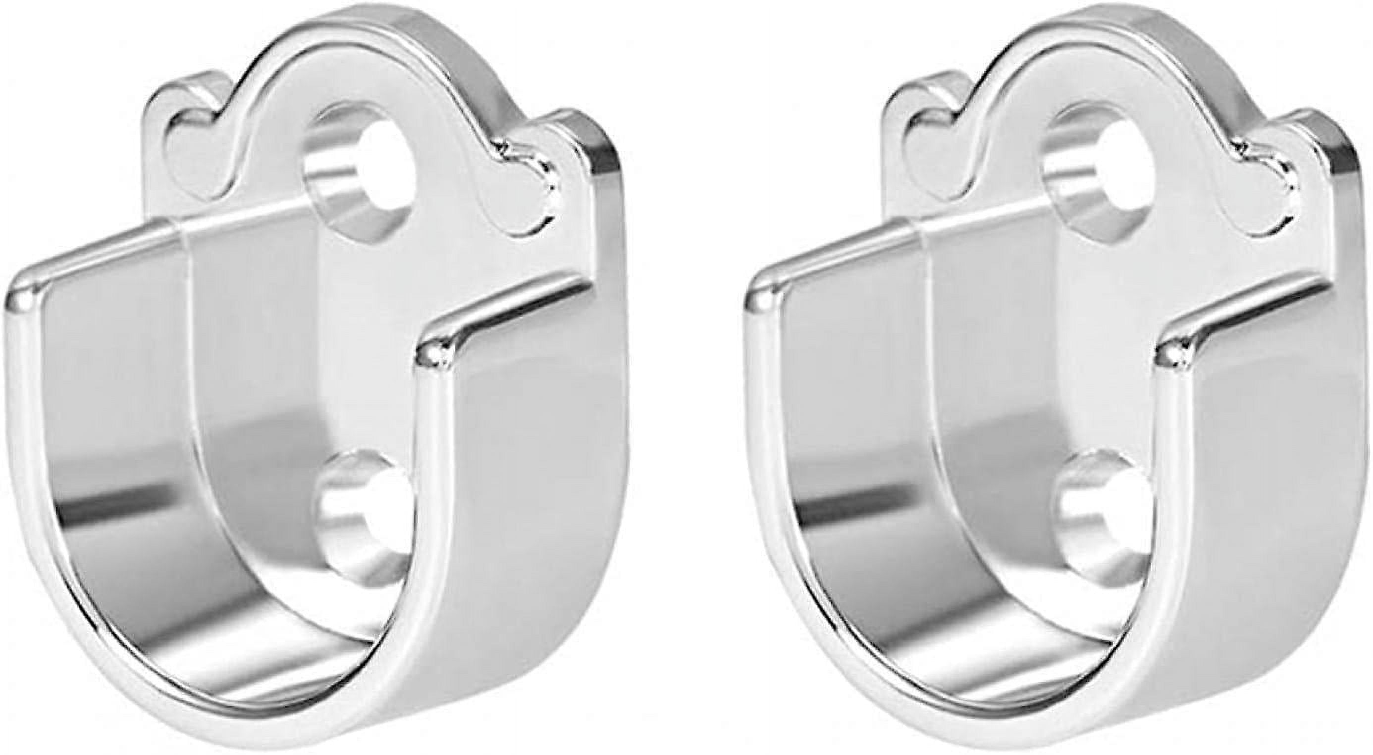 2 X 22mm Brida De Zinc Soportes De Tringles Rideaux De Douche, Soportes ...