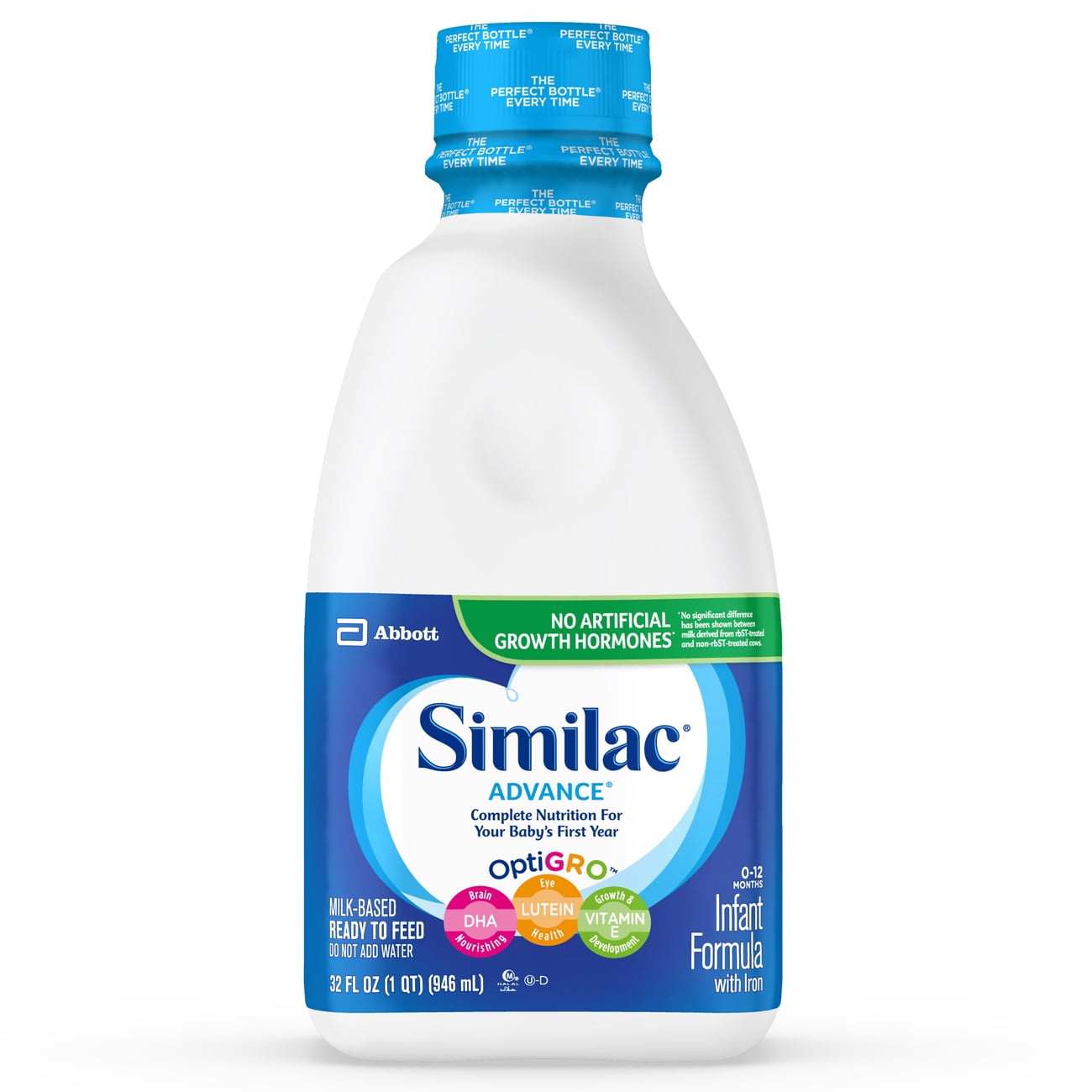 Similac Advance Infant Formula With Iron Ready To Feed 1 Qt Walmart