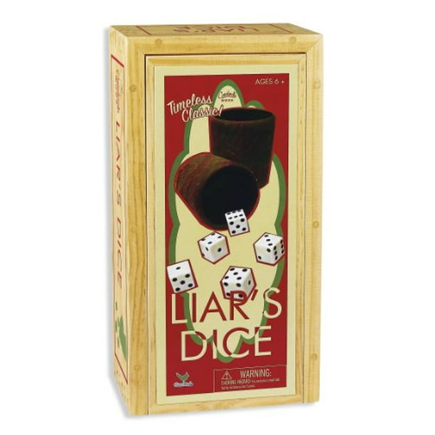 Cardinal Games Liars Dice In Wood Box Juego retro Cardinal Games ...