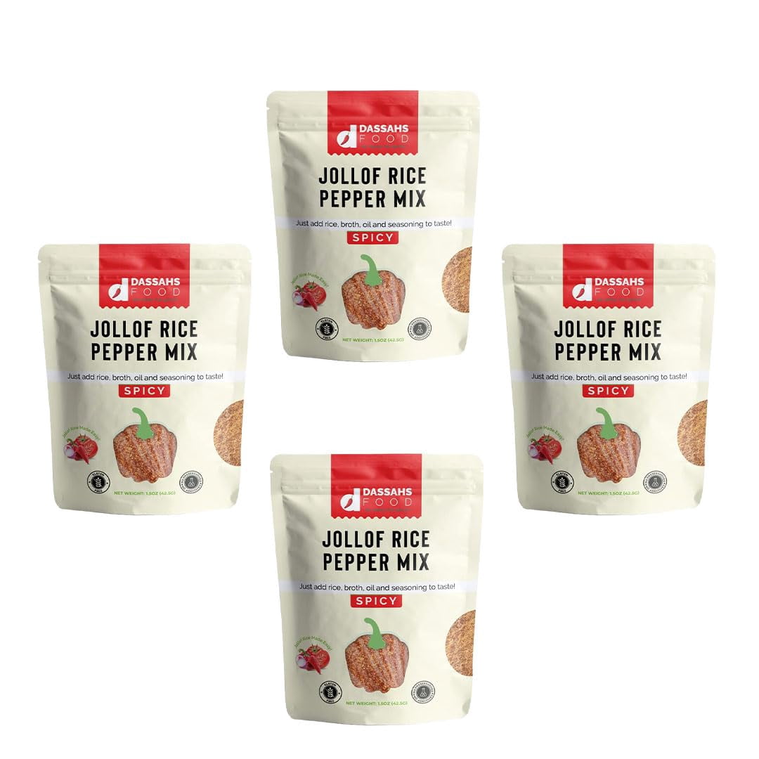 Jollof Rice Pepper Mix, Spicy Jollof Seasoning, Instant Rice Flavor ...