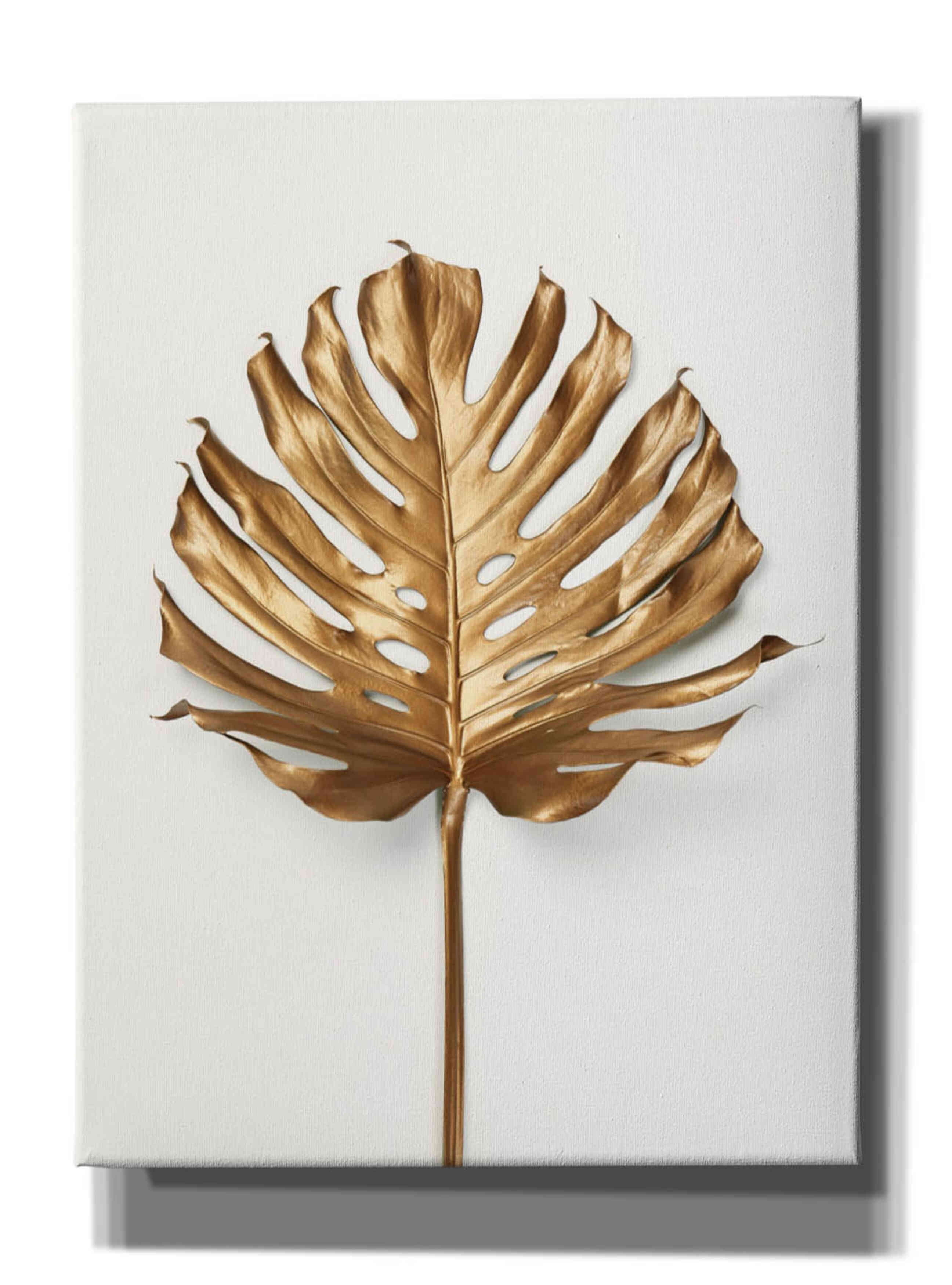 Epic Graffiti 'Monstrea Gold Leaf' by Design Fabrikken, Giclee Canvas Wall Art, 40"x54 ...