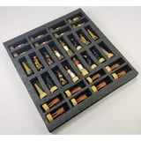 Egyptian Anubis Anubis Buff Gold Chess Set W/ 14" Mosaic Color Board ...