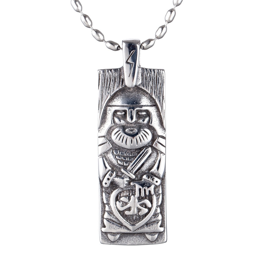 ZMY Home Odin Necklace Stainless Steel Viking Jewelry Nordic Long Chain Skull Norse God Pendant ...
