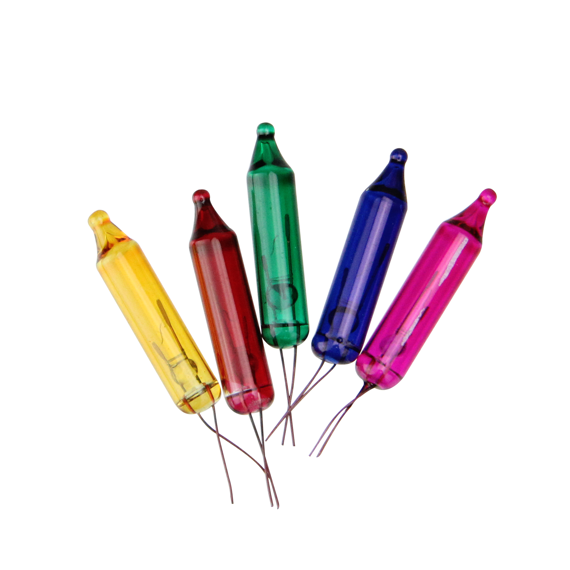 Set Of 5 Multi Color Push In Mini Replacement Christmas Light Bulbs 6 Set Of 5 Multi Color Push In Mini Replacement Christmas Light Bulbs 6