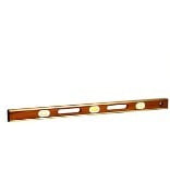 Kraft Tool Box Level,Brass/Mahogany,48 in L,6 Vials SL12AB48 - Walmart.com