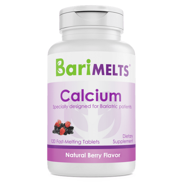 BariMelts Calcium Citrate, Dissolvable Bariatric Vitamins, Natural ...