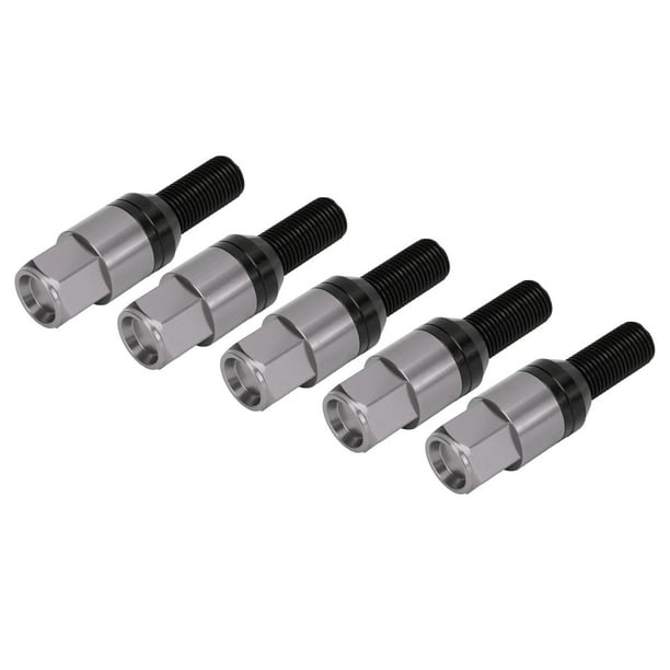 Tuercas de seguridad para pernos y ruedas de asiento cónico, 20 piezas M14 x 1,5 Tuercas de ...