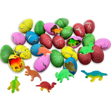 XGBB 12PCS Dinosaur Eggs Hatching Dino Egg Grow in Water Magic Dinosaur Hatch Toys Mini Easter ...