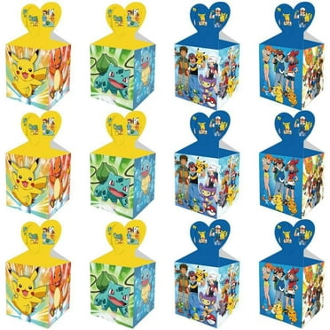 8 Pcs Party Favor Candy Boxes for Pokmon Theme Birthday Party Supplies ...