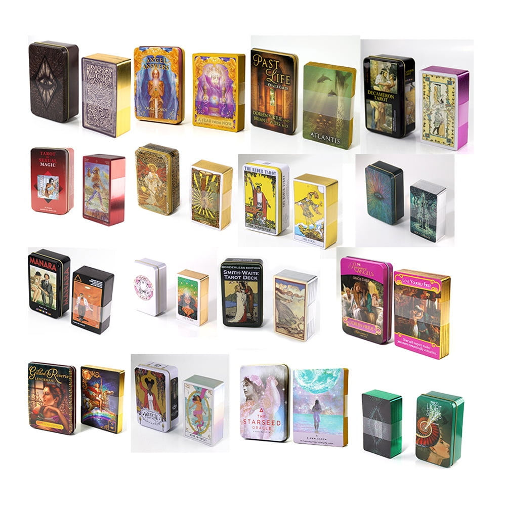 Click here for English Tin Tarot Card Gold Stamping Process Tarot... prices