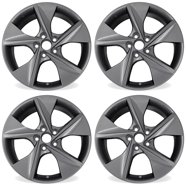 18" 18x8 Set of 4 New GLOSS Black Alloy Wheels for 2018-2022 Toyota ...
