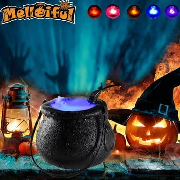 TETOU Halloween Party Mist Maker, Fog Machine Atomizer with 12 LED ...