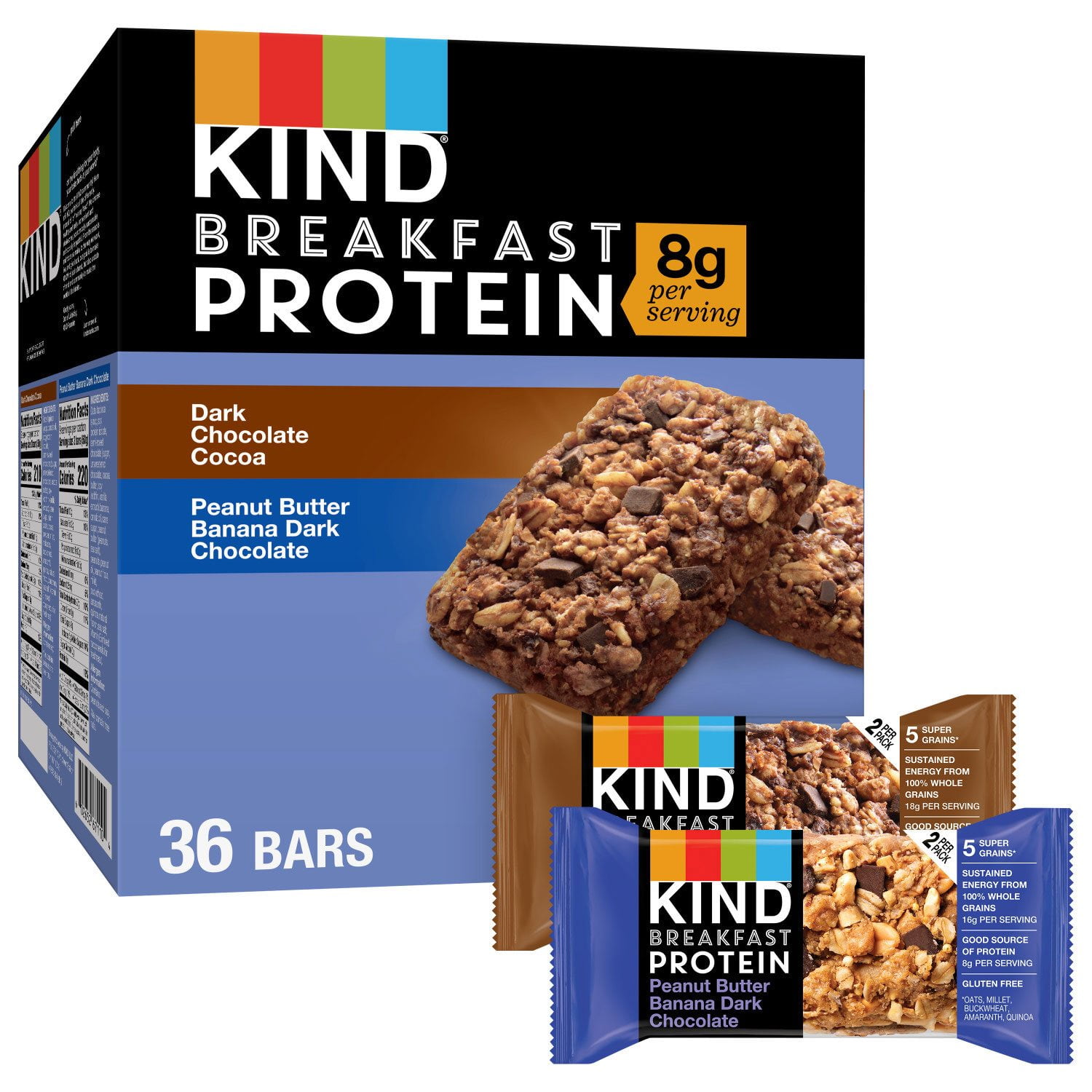 KIND Breakfast Protein Bars, Variety Pack, 18 pk. - Customer ratings ...