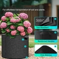 4 Unit Nonwoven Plant Grow Bags Reusable Gardening Containers Optimally ...