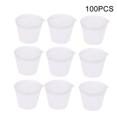Comfy Package 4 Oz Disposable Mini Dipping Sauce & Dressing Condiment ...