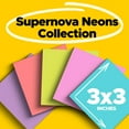 Post-it Super Sticky Notes, 12 Packs, Colored Supernova Neons ...