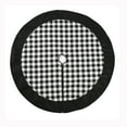 Christmas Tree Skirt Plaid Velvet Tree Decoration Holiday Home Decor ...