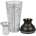 Recipe Cocktail Shaker 16 oz with Jigger, Strainer 6 Printed Mixed ...