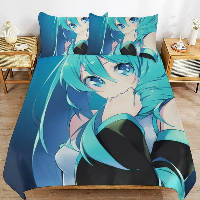 Hatsune Miku Breathable Bedding Solution Soft Surface Zipper Durable ...