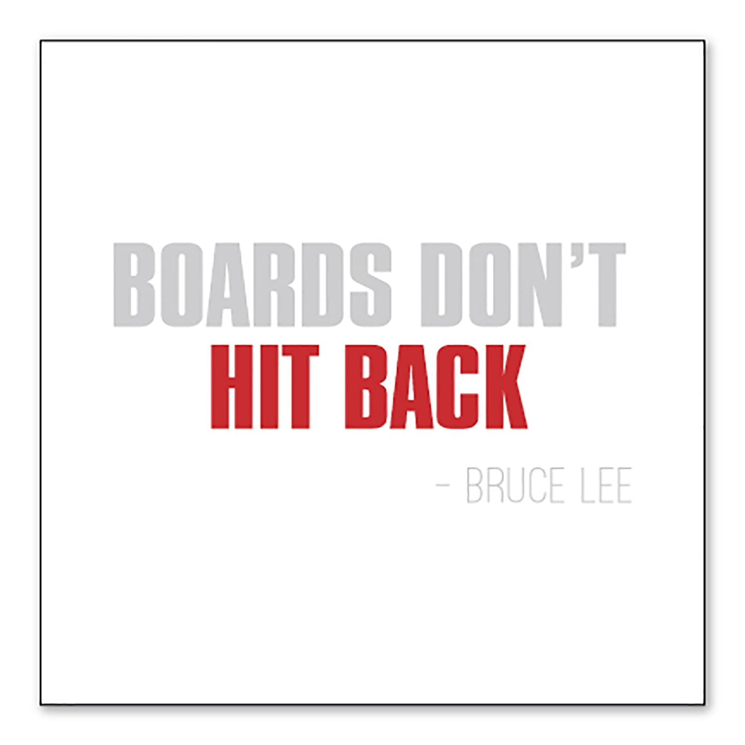 DistinctInk Custom Bumper Sticker - 10" x 10" Decorative Decal - White ...