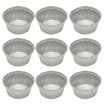 MT Products 50-Piece Disposable Aluminum Foil Crab Shell Mini Pie Pans ...