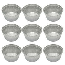 MT Products 50-Piece Disposable Aluminum Foil Crab Shell Mini Pie Pans ...