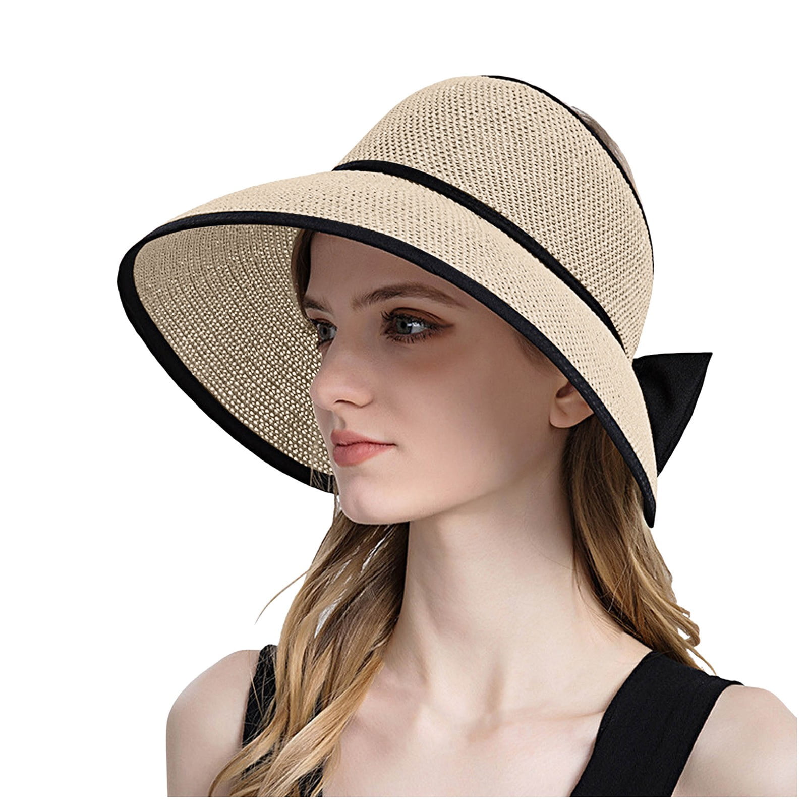 Click here for Hhsfeifuuu Womens Sun Hat Korean Style Wide Brim F... prices