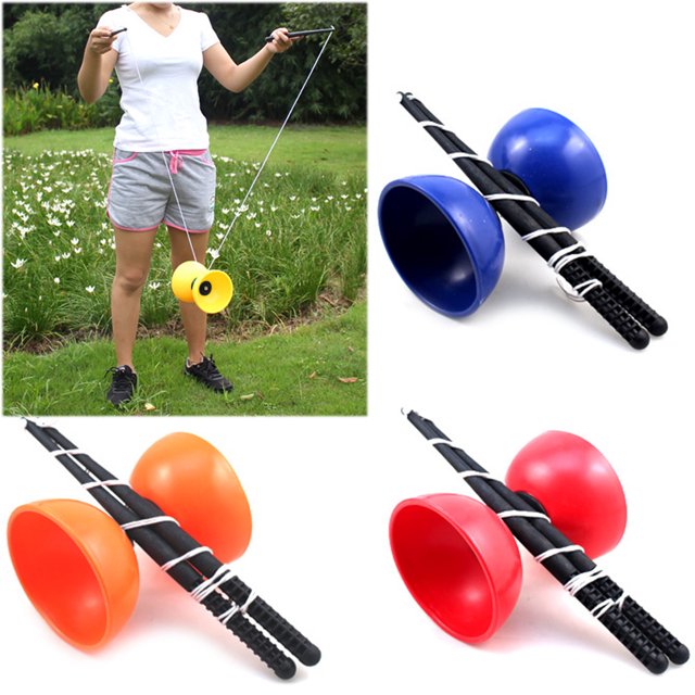 Juggling Funny Triple Bearing Medium Chinese Yoyo Diabolo Toy with ...